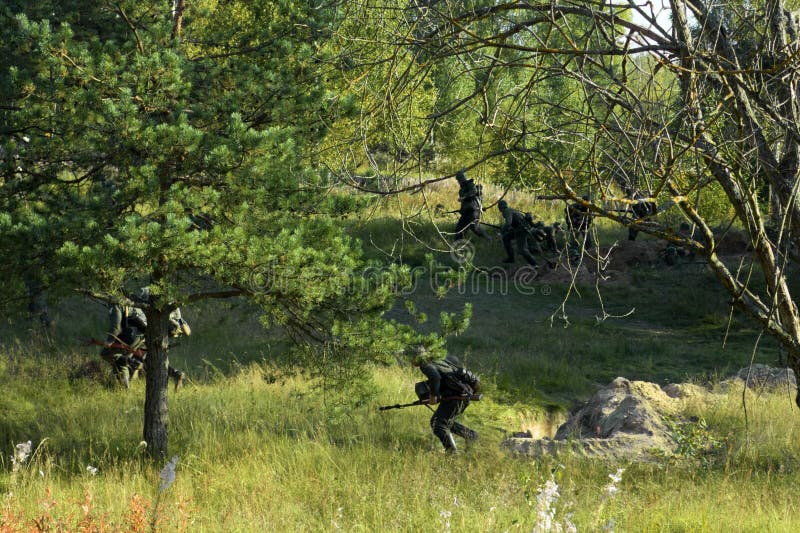 Military stock image. Image of fighting, military, woods - 107496953