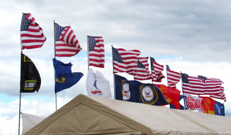Military flags stock photo. Image of poster, military - 255620856