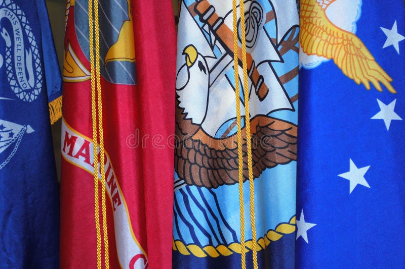 US Military Color Guard editorial stock photo. Image of formation ...