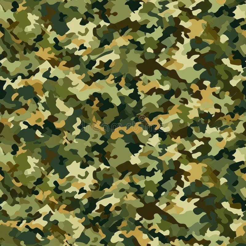 Military Forest Camouflage Background AI Generated Stock Illustration ...