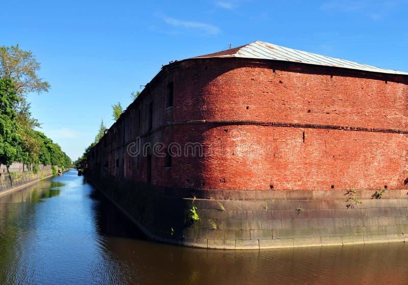 Military fort stock image. Image of river, brick, canal - 35605453