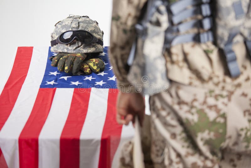 Military funeral stock photo. Image of memories, patriotic - 25024600