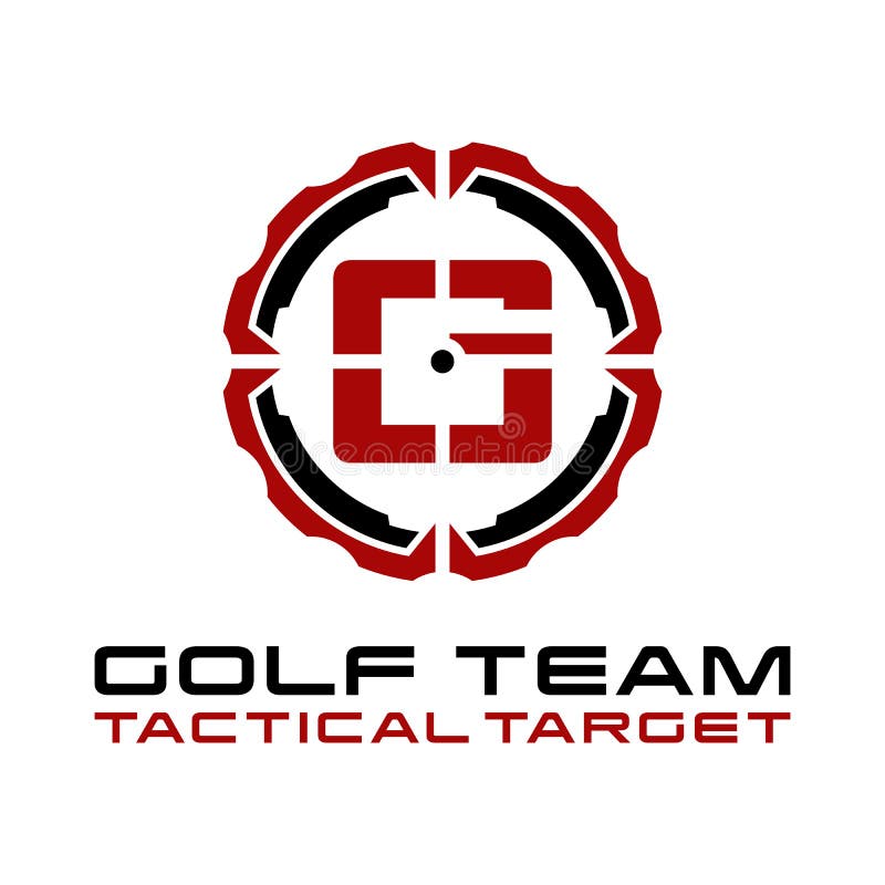 Military of G Letter Tactical Target Logo Design Stock Illustration ...