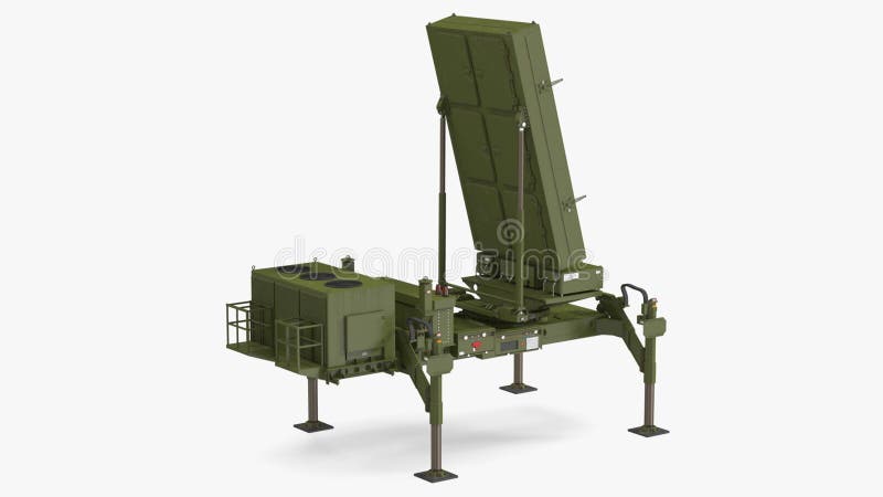 Military Ground-based Air Defense Radar System Stock Image - Image of ...