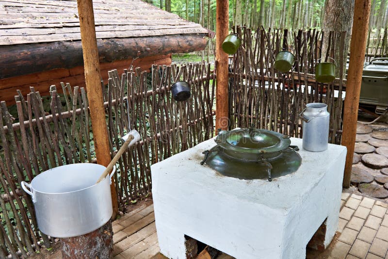 Military Guerrilla Kitchen Outdoors Stock Image - Image of guerilla ...
