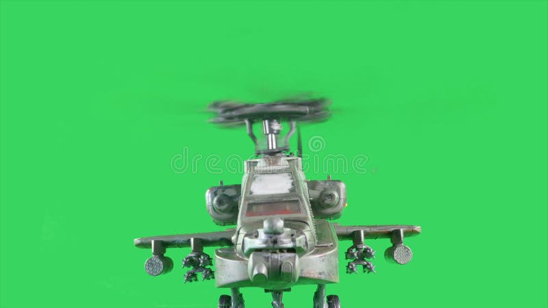 Military Gunship Flying on Greenscreen Stock Footage - Video of weapon ...