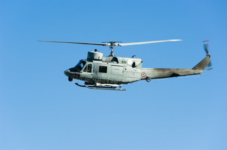 Military helicopter stock image. Image of armed, blue - 12153309