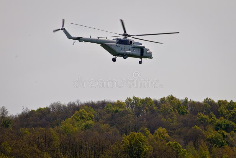 Above View On Military Army Helicopter Stock Photo - Image of army ...