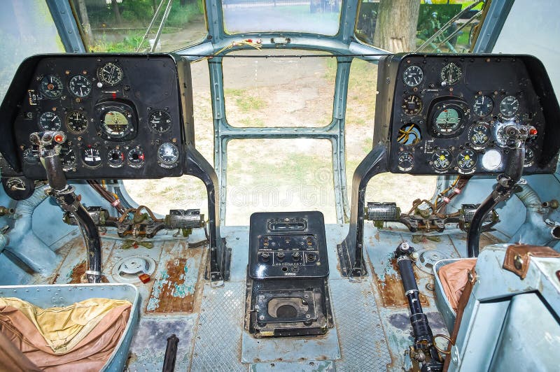 Inside Helicopter, Pilot And 2 Passengers Taken From The Rear Seat Of ...