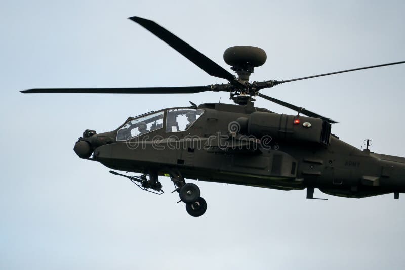 Military Helicopter Landing in Flight Editorial Photography - Image of ...