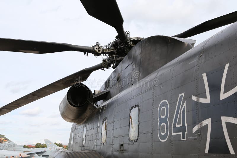 Military Helicopter Sikorsky CH-53 GA Editorial Photography - Image of ...