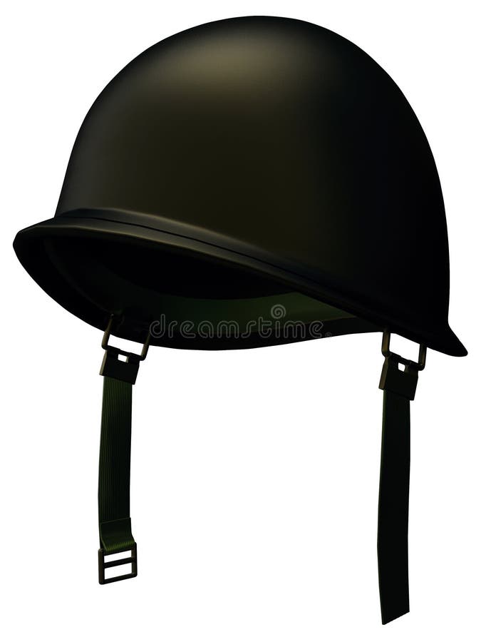 Military US helmet M1 WWII stock vector. Illustration of battle - 61898846