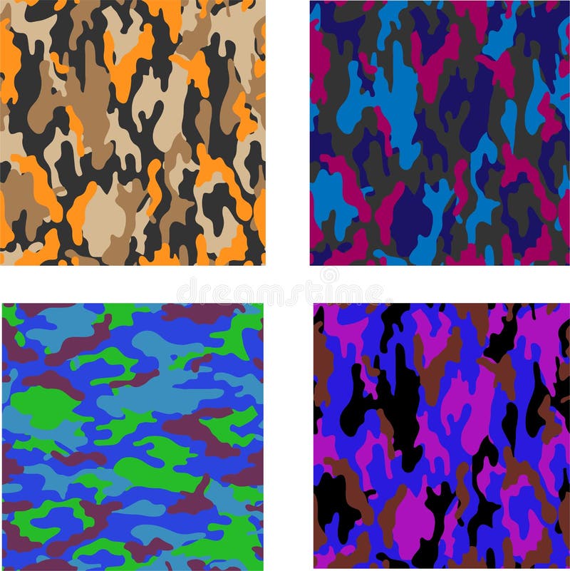 Military Hunting Camouflage Pattern.Vector Illustration Stock Vector ...