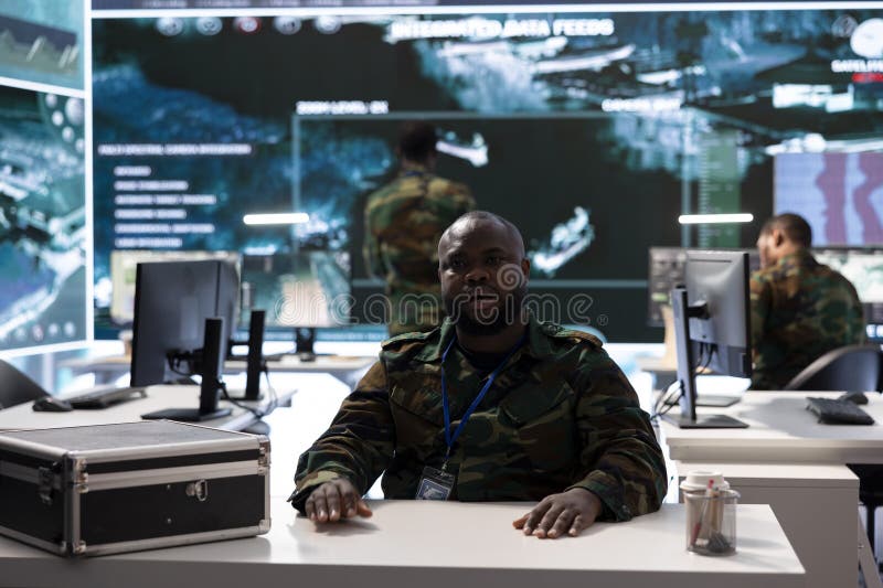 Military Intelligence Expert Conducts a Strategic Teleconference ...