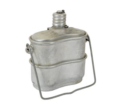 Military Issued Cooking Pot Stock Photo - Image of retro, kitchen: 12666378