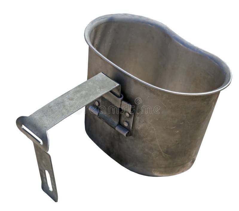 Military Issued Cooking Pot Stock Image - Image of white, kitchen: 32388653