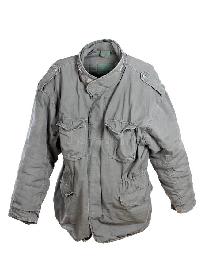 Green flak jacket stock image. Image of pocket, unrest - 8418453