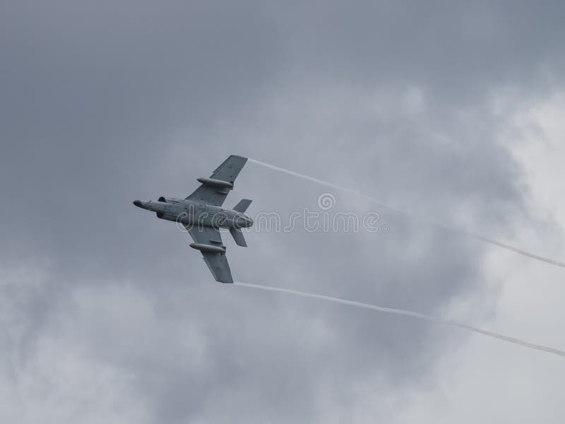 Military Jet Aircraft in Flight Stock Image - Image of military, bomber ...