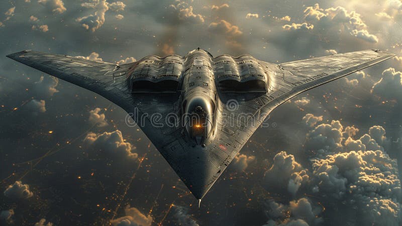 A Military Jet Flyover Wide Shot Stock Image - Image of airshow ...