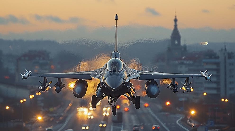 A Military Jet Flyover Wide Shot Stock Photo - Image of fuel, plane ...