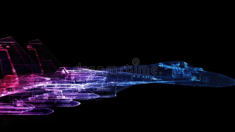 Military Jet. High-Tech Advanced Technology Military Concept Stock ...