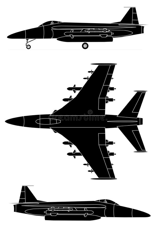Military jet plane stock vector. Illustration of warplane - 84241311