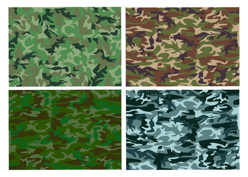 Camouflage Vector Pattern stock vector. Illustration of soldier - 1208482