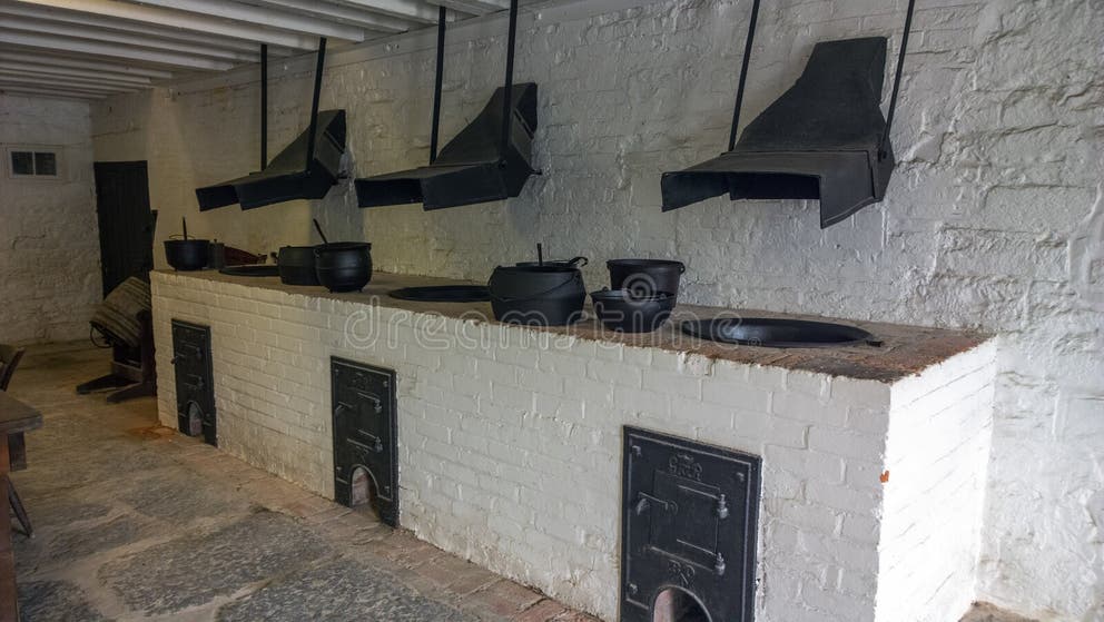 Military kitchen stock photo. Image of cottage, iron - 379387510