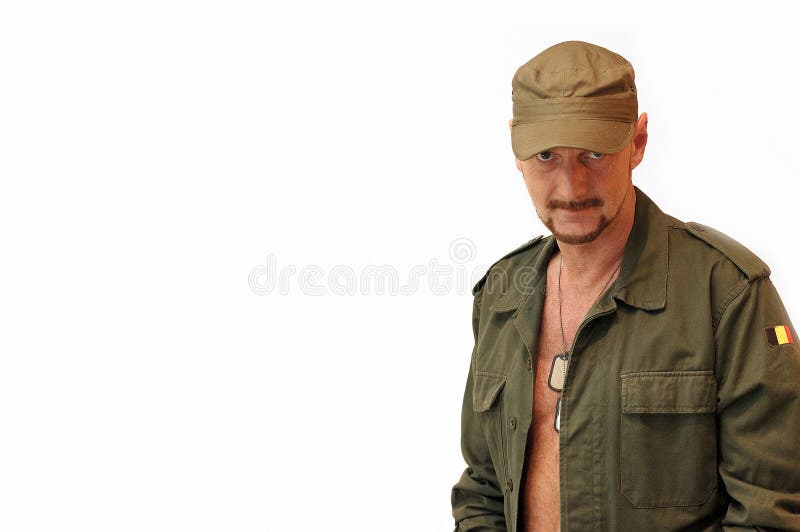 Man, military lifestyle stock image. Image of human, person - 3667921