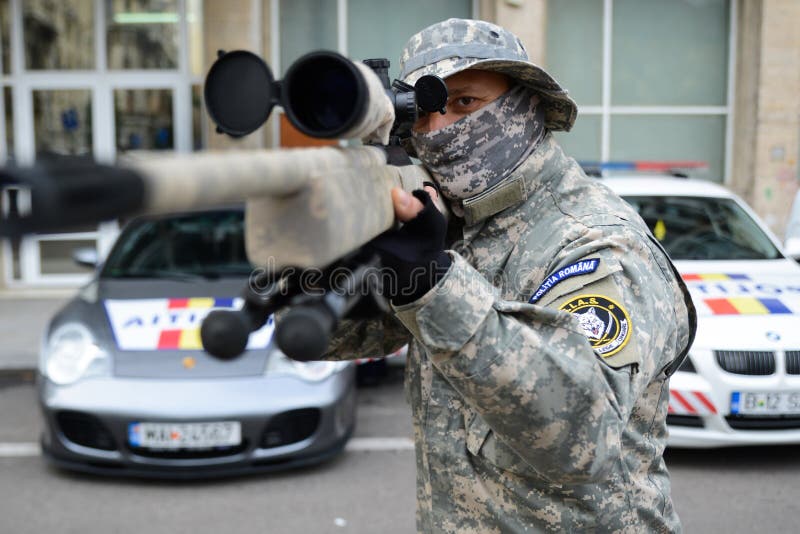 Military man Sniper editorial stock image. Image of sniper - 46214164