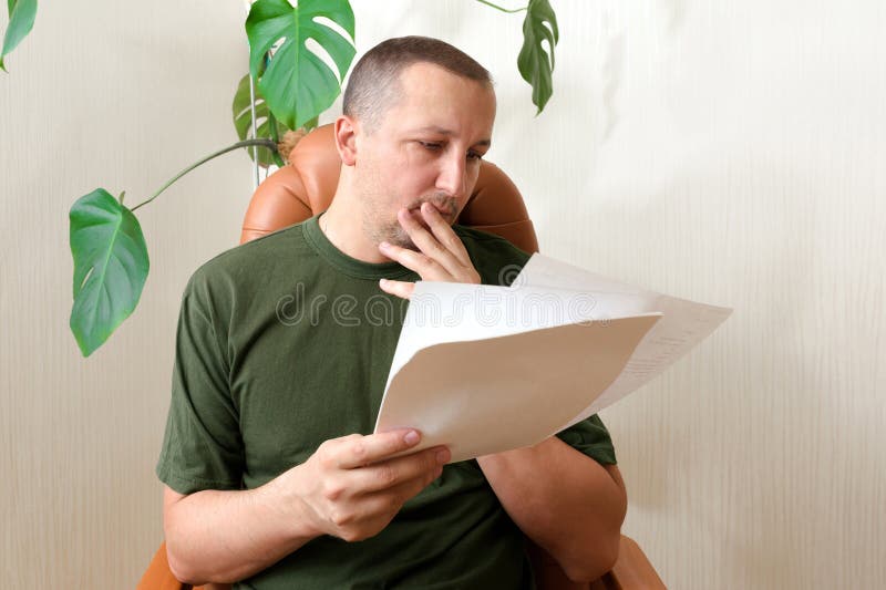 A Military Man Suffering from Post-traumatic Stress Disorder with ...