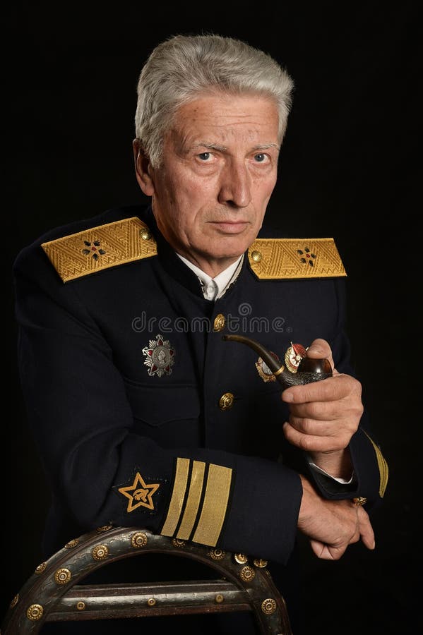 Military Mature General on the Table Stock Image - Image of power ...