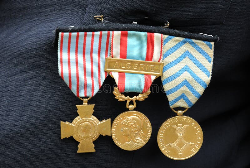 Military medals editorial photography. Image of french - 64555252