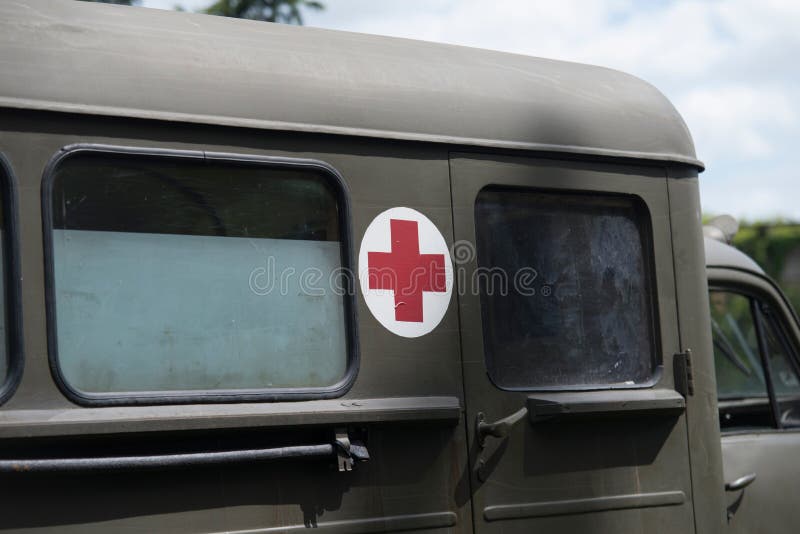 Military medic truck stock image. Image of camo, combat - 40712735