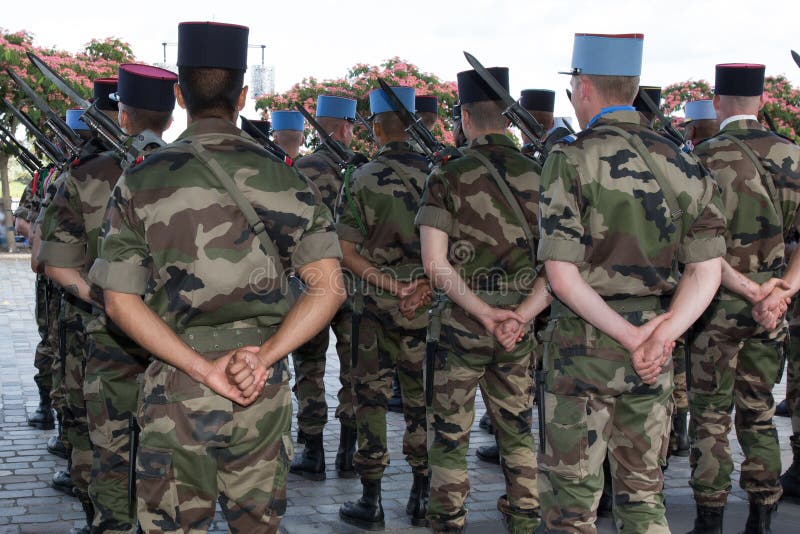 Military Men in a Parade during a Comemoration Editorial Image - Image ...