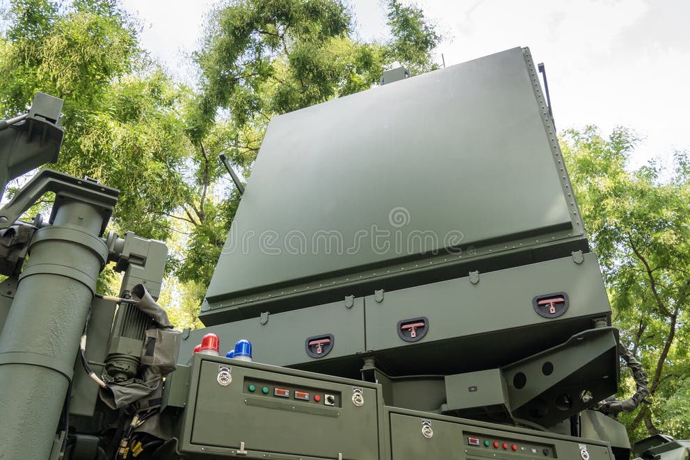 Israeli-developed Military Mobile Radar System in a Forested Area ...