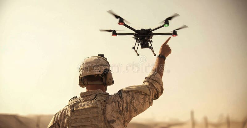 Military Operations with Multi Rotor Drone Technology for Surveillance ...