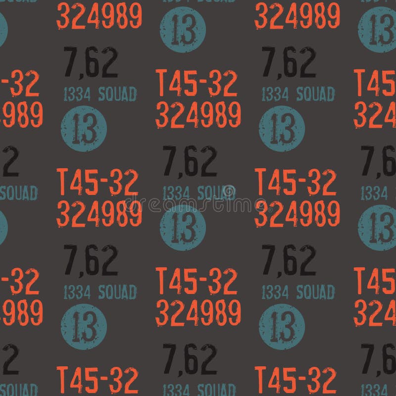 Military Packaging Seamless Pattern Stock Vector - Illustration of ...