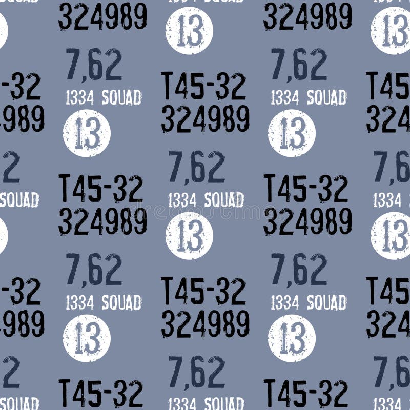 Military Packaging Seamless Pattern Stock Vector - Illustration of ...