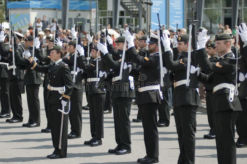 Military Parade editorial stock image. Image of canada - 10000434
