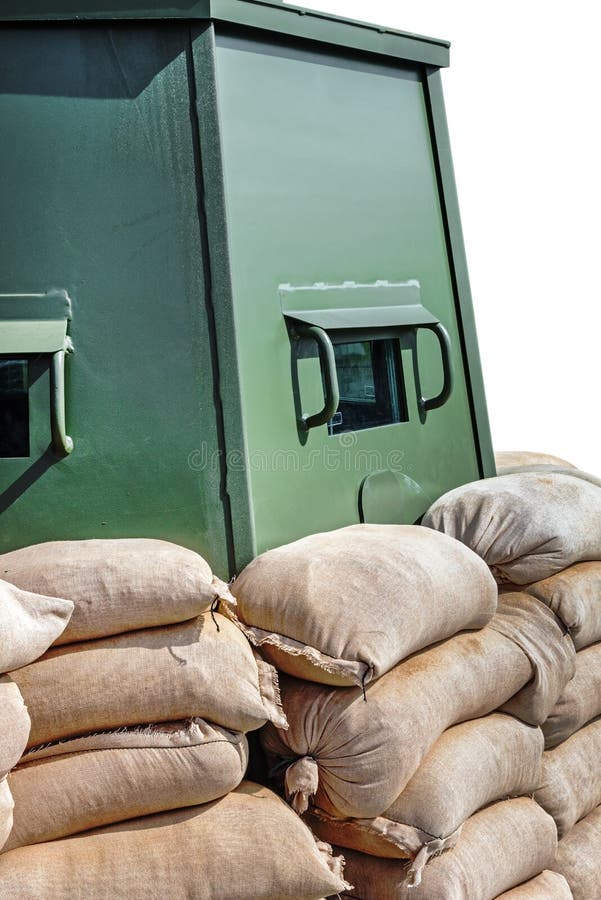 Military Pillbox Made of Modern Materials with Armor Protection Stock ...