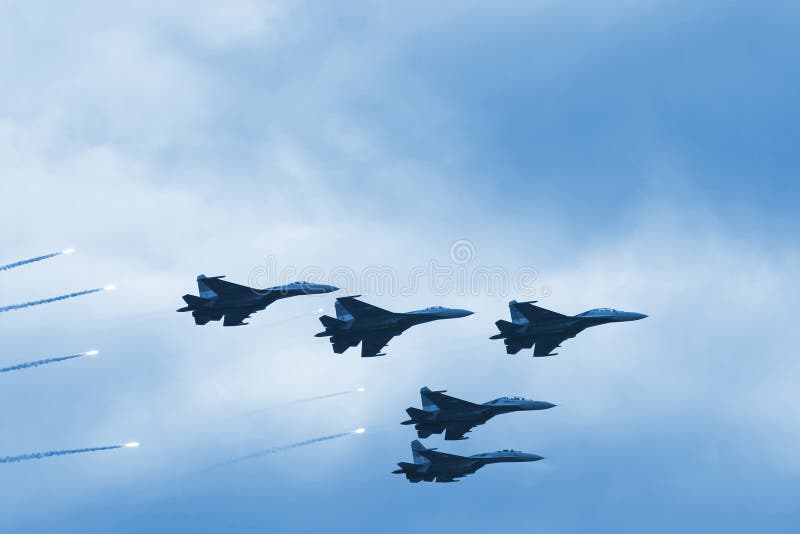 Military planes stock image. Image of attack, blue, flying - 5058673