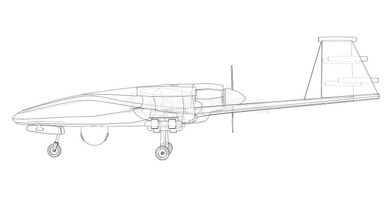 Army Drone Blueprint Stock Illustrations – 50 Army Drone Blueprint ...