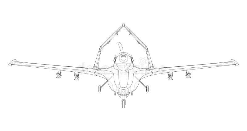 Army Drone Blueprint Stock Illustrations – 49 Army Drone Blueprint ...