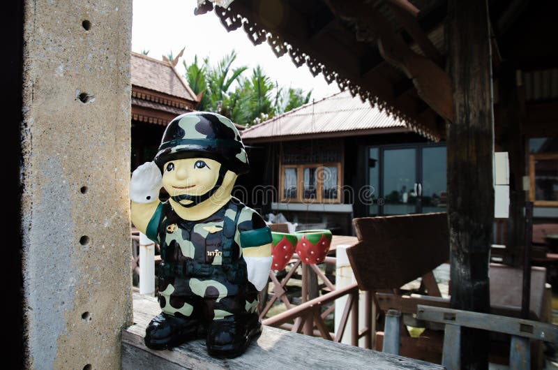 Military puppet stock photo. Image of military, thai - 76678256