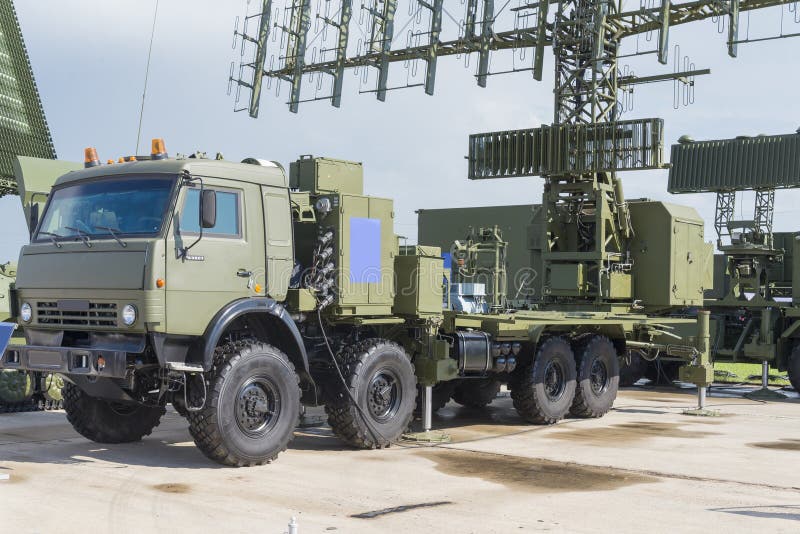 Military Radar Machine at the International Exhibition. Stock Photo ...