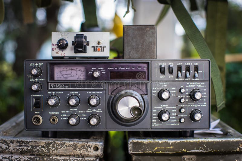 Military radio stock image. Image of green, base, signal - 37231633