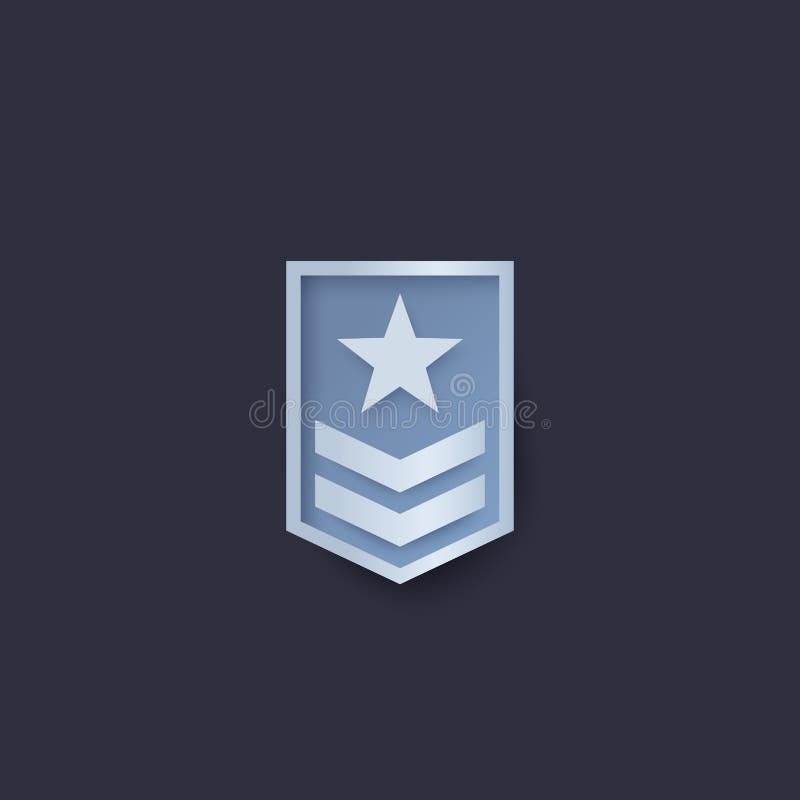 Military rank, vector stock vector. Illustration of logo - 163982176