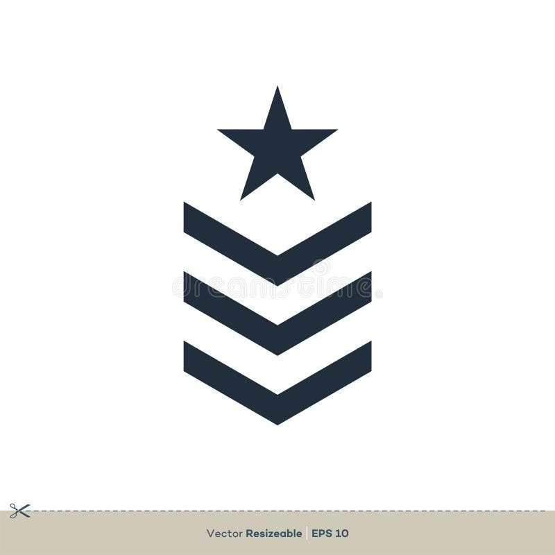 Military Rank Vector Icon Logo Template Illustration Design. Vector EPS ...