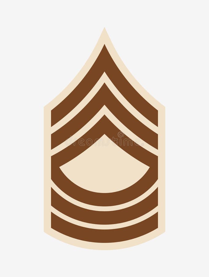 Master Sergeant Rank Insignia Stock Illustrations – 139 Master Sergeant ...